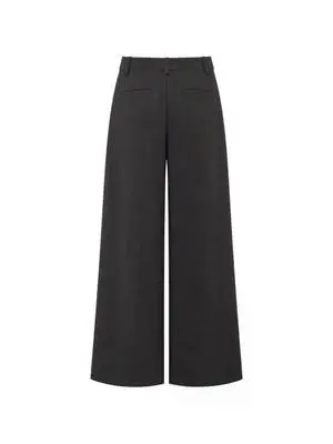 SESSUN Provenco Pleated Wide-leg Trousers