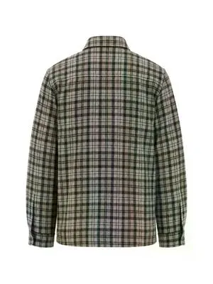 Woolrich Check-pattern Wool-blend Jacket - Neutrals