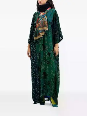 PIERRE-LOUIS MASCIA Floral-patterned Devoré Maxi Dress