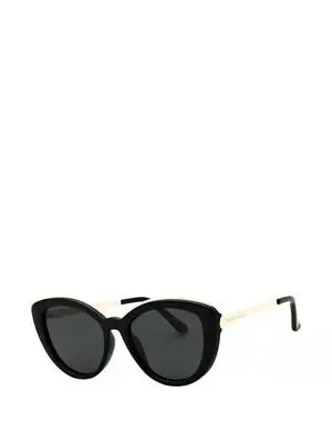 PRIVE REVAUX Sunset Place/s Cat-eye Frame Sunglasses - Black