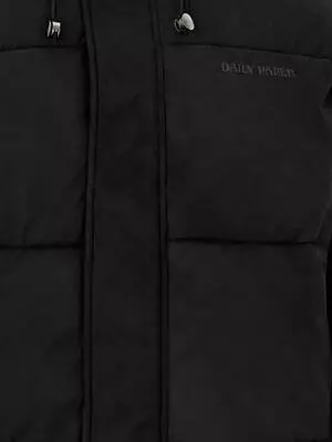DAILY PAPER Logo-print Quilted Hooded Coat