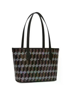 AU DEPART Tote No. 28 Geometric-monogram Tote Bag - Brown
