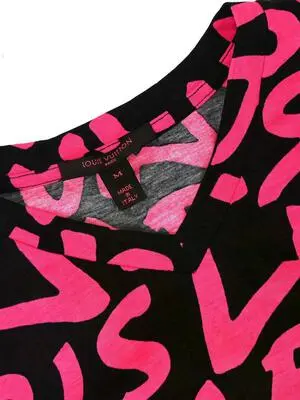 LOUIS VUITTON Graffiti-print T-shirt