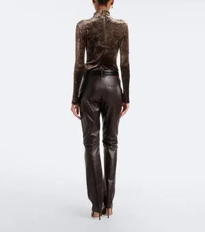 Ralph Lauren Leather Slim Pants