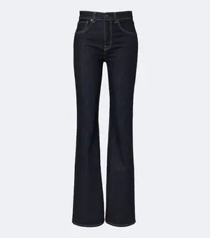 NILI LOTAN Celia Flared Jeans - Blue