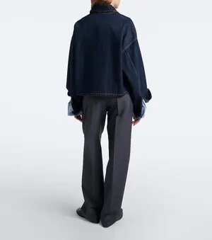 Prada Pleated Wool And Mohair Straight Pants