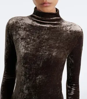 Ralph Lauren Ilene Velour Top