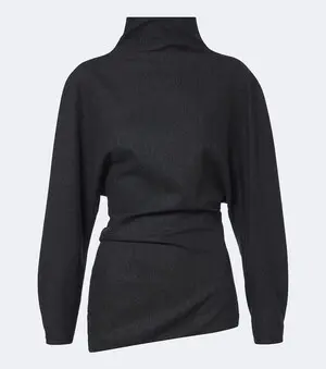 Khaite Harlow Wool And Cashmere Top