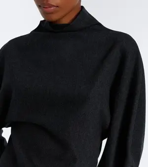 Khaite Harlow Wool And Cashmere Top