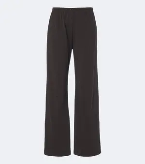 LESET Nando Cotton Wide-leg Pants - Grey