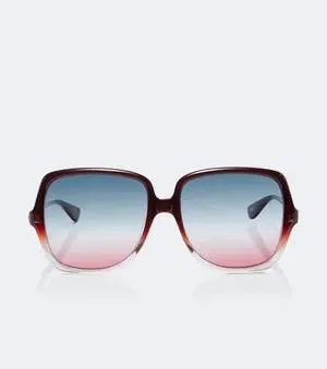 Chloé Salomé Oversized Sunglasses - Red
