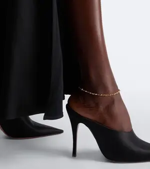 ANITA KO Shell The Yard 18kt Anklet With Diamonds