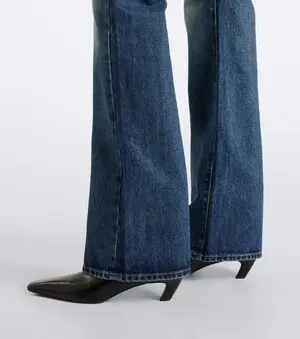 NILI LOTAN Roxane Faded Bootcut Jeans