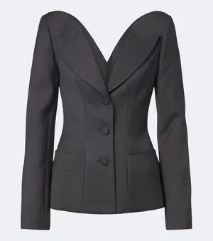 GEORGES HOBEIKA Single-breasted Jacket Grey