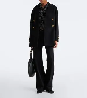 NILI LOTAN Bethany Virgin Wool Straight Pants