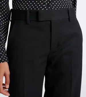 NILI LOTAN Bethany Virgin Wool Straight Pants