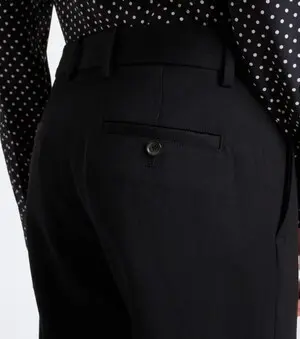 NILI LOTAN Bethany Virgin Wool Straight Pants