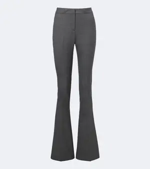 Blumarine Mid-rise Flared Pants - Grey