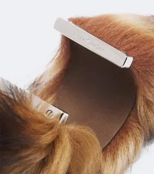 Acne Studios Shearling Cuff Bracelet