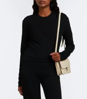 LESET Lauren Jersey Wrap Top