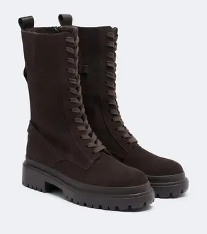 Bogner Riga Suede Lace-up Boots - Brown
