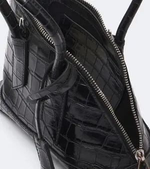 Attico Sant Ambroeus Mini Leather Top-handle Bag