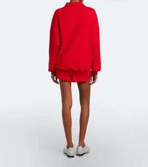 NORBA Julia Cotton Jersey Polo Sweatshirt