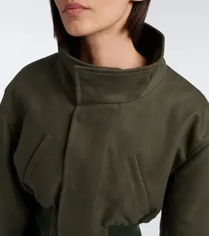 Balenciaga Cropped Cotton Jacket