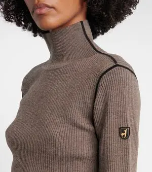 Toni Sailer Vinny Ribbed-knit Wool Ski Top