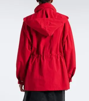 Prada Shearling-trimmed Technical Parka