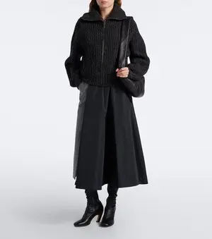 LEMAIRE Alpaca And Yak Zip-up Cardigan