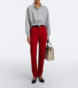 Versace Cotton Corduroy Slim Pants