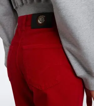 Versace Cotton Corduroy Slim Pants