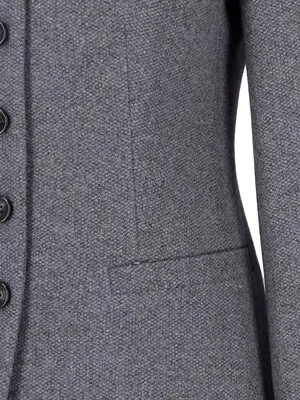 Max Mara Cashmere Crew-neck Blazer