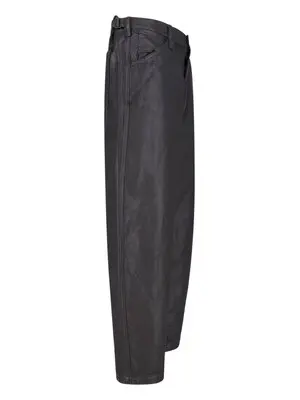 LEMAIRE Wide Coated Denim Pants