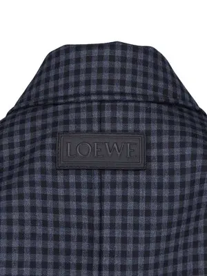 Loewe Jacket With Drawstring In Wool