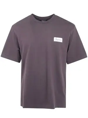 Jacquemus Cotton T-shirt "le Montaigne Mc - Brown
