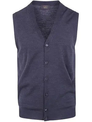 ZANONE Sleeveless Sweater Classic "classic Gilet - Gray