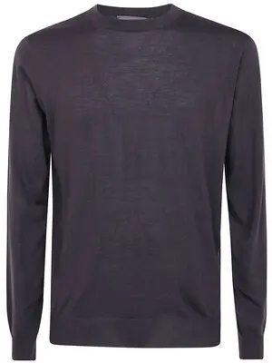 FILIPPO DE LAURENTIIS Round Neck Sweater - Gray