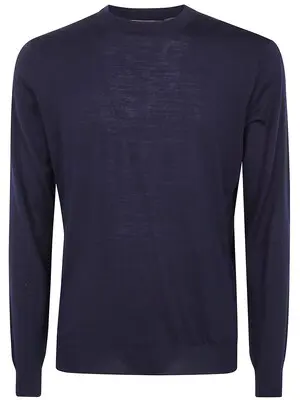 FILIPPO DE LAURENTIIS Round Neck Sweater - Blue