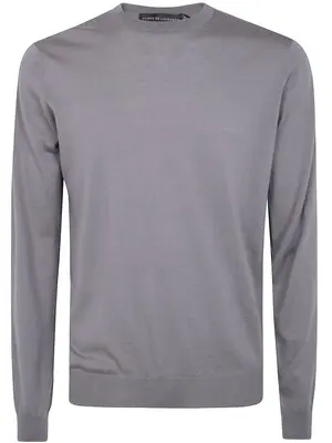 FILIPPO DE LAURENTIIS Round Neck Sweater - Gray