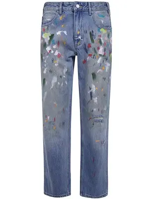 FOUND Jeans Multi Color "painter