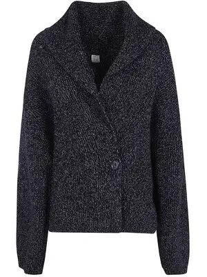 TOTEME Cardigan Shawl Lapel - Black