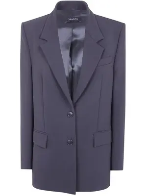 DRHOPE Jacket Single-breasted Oversized