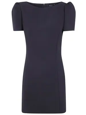 DRHOPE Dress With Puff Sleeves "puff Sleeve Dress - Black