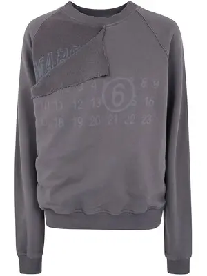 MAISON MARGIELA Sweatshirt Round Neck - Gray