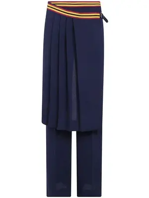 Dries Van Noten Pants Navy "prestona - Blue
