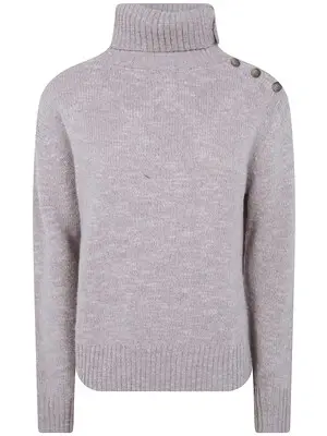 MC2 SAINT BARTH Turtleneck Sweater "philomene - Brown