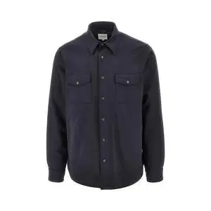 Aspesi Padded Technowool Overhirt - Blue