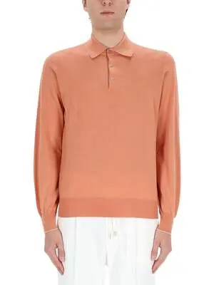 Brunello Cucinelli Cotton Knit Polo Shirt